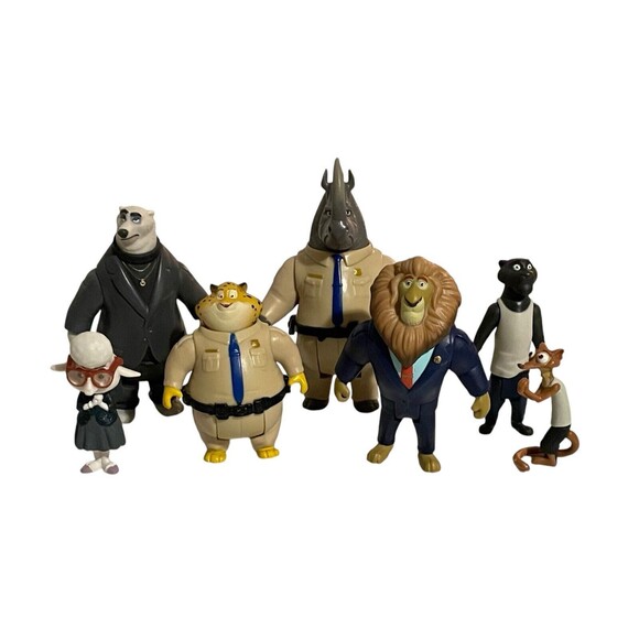 Disney | Toys | Zootopia Toys Character Action Figures Lot Of 7 Disney ...